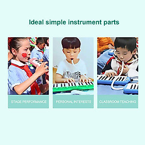 Melodica Tube, 57cm Long Flexible Plastic Pianica Tube Melodica Mouthpiece with a Black Mouthpiece Melodica Replacement Tube Melodica Melodica Hose