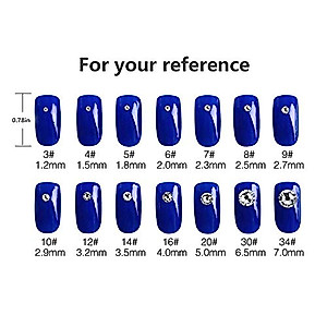 Onwon 1440 SS20 / 4.8mm Clear Crystal Flat Back Brilliant Round Rhinestones Glass Stones Glitter Gems Transparent Faux Diamond (Clear)