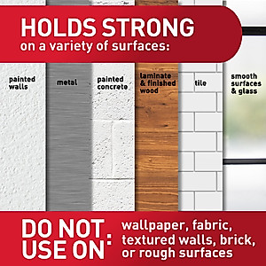 Command Medium Clear Refill Strips, 12 strips, Re-Hang Indoor Clear Hooks (17021CLR-12ES)