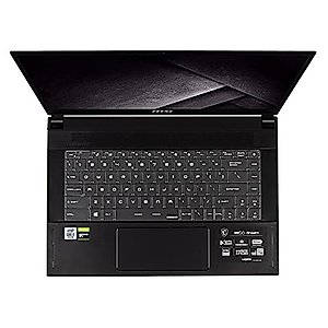 Keyboard Cover for 15.6" MSI GS66 Stealth 10SFS 10SGS Gaming Laptop,15.6 inch MSI GE66 WS66/MSI Stealth 15M/Summit B15 A11M/Modern 15 Laptop, MSI Prestige 14 15/MSI Creator 15 Keyboard Skin-Clear