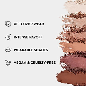 Urban Decay Naked Sin Mini Eyeshadow Palette - 6 Blush-Toned Neutral Shades - Richly Pigmented & Ultra Blendable Mattes and High-Shine Shimmers - Up to 12 Hour Wear - Perfect for Travel