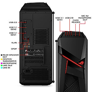 ASUS ROG Strix GL12 Gaming Desktop, Overclocked 9th Gen 8-core Intel Core i7-9700K, NVIDIA GeForce RTX 2060 6GB, 16GB DDR4 RAM, 512GB M.2 SSD + 1TB HDD, Windows 10 Home, Iroh Grey, GL12CX-DB763