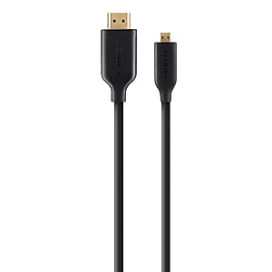 Belkin High Speed Ultra-Thin HDMI to Micro HDMI Cable (Supports Amazon Fire TV and other HDMI-Enabled Devices), HDMI 2.0 / 4k Compatible, 6 Feet