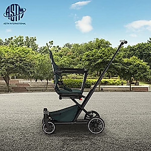 Dream On Me Drift Rider Baby Stroller in Emerald Green, Lightweight Stroller with Compact Fold, Sturdy Design, 360 Degree Angle Rotation Travel Stroller