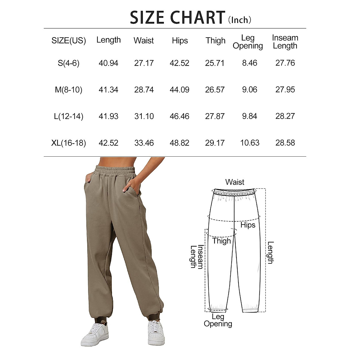 Yovela Sweatpants Women Baggy High Waisted Sweat Pants Fall Clothes Casual Joggers Y2k Aesthetic 2025 Winter Spring Fashion Trendy Warm Outfits Cute Comfy Tall Trousers with Pockets Purple L