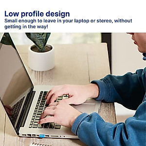 Verbatim 16GB Store 'n' Stay Nano USB 3.2 Gen 1 Flash Drive Snag-free Low Profile Thumb Drive with Microban Antimicrobial Product Protection - Blue 98709