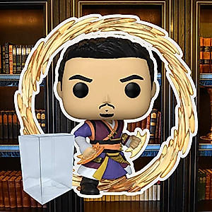 She-Hulk - Wong #1131 Funko Pop with Protector Bundle - Includes TV: Marvel: She-Hulk - Wong #1131 Vinyl Figure with Blue Salamander Emporium Plastic Protector Case