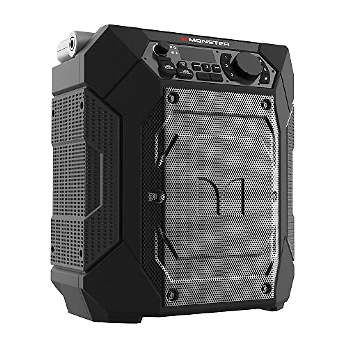 Monster Rocker 270 Sport Portable Indoor/Outdoor Wireless Speaker - Black/Slate (Renewed)