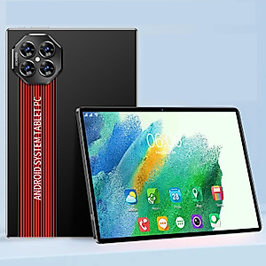 kcavykas Upgarde 2+32g 10.1-Inch Android 12 Tablet Pc HD Ultra-Thin Screen Bluetooth WiFi 2.4g&5g Tablet Computer Support 256g Memory Card Dual Sim HD Voice,8000mah Battery (Black)