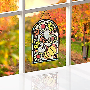 Lovepop Suncatcher Card for Her and Him - 3D Thanksgiving Greeting Cards for Boys, Girls, Men, Women, Son, Daughter - Thankful Harvest - 5" x 7" Card - Blank Note Card & Envelope Included