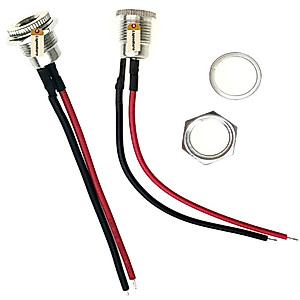 Lsgoodcare 10Pack 5.5 x 2.1 MM 10A DC Power Jack Socket Dc-099 30V Threaded Female Mount Connector Adapter with 3.94Ich 18Awg Cable