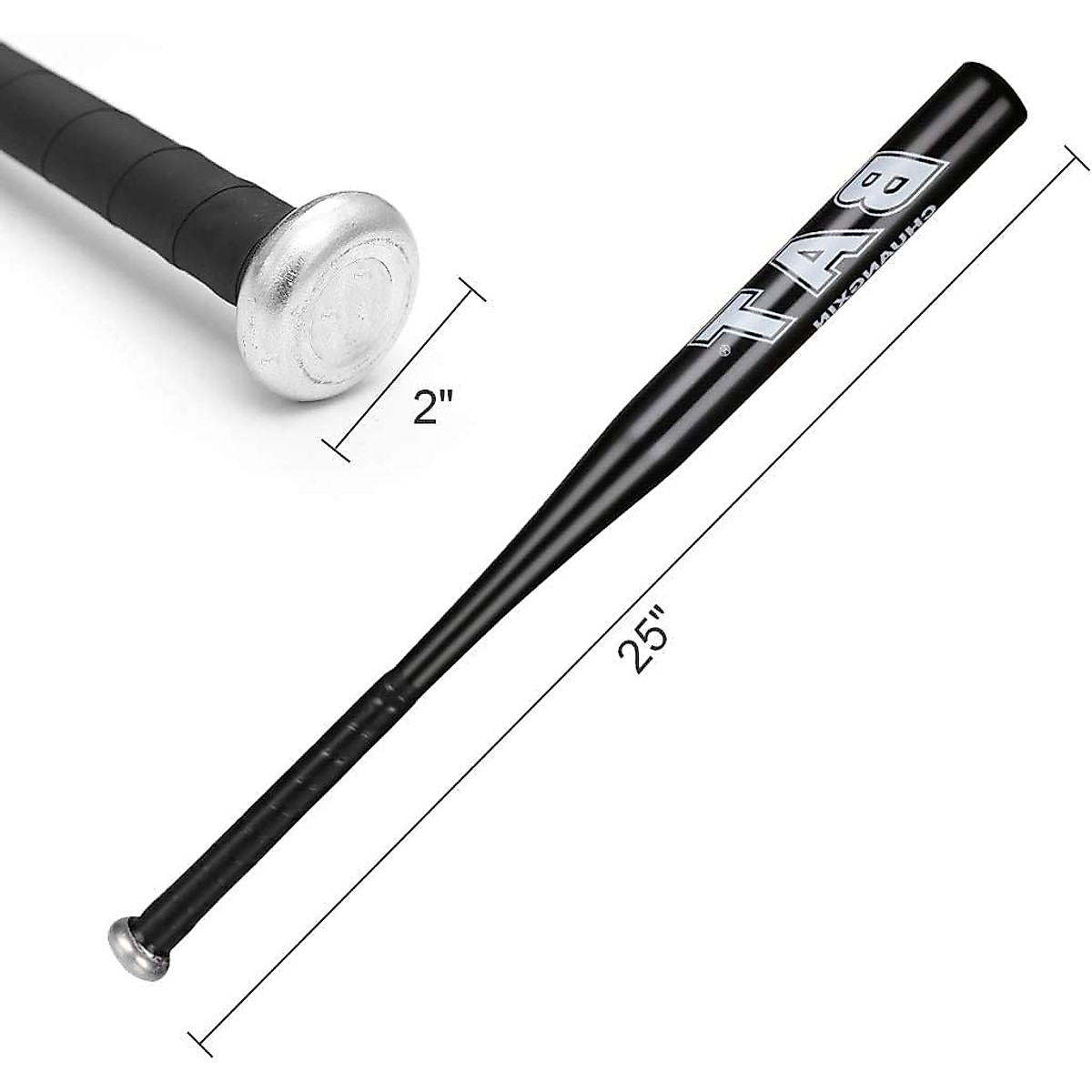 Farsler Baseball Bat 25 Inch Aluminum Alloy Thickened Baseball Bats for Batting Practice, Sport, Training