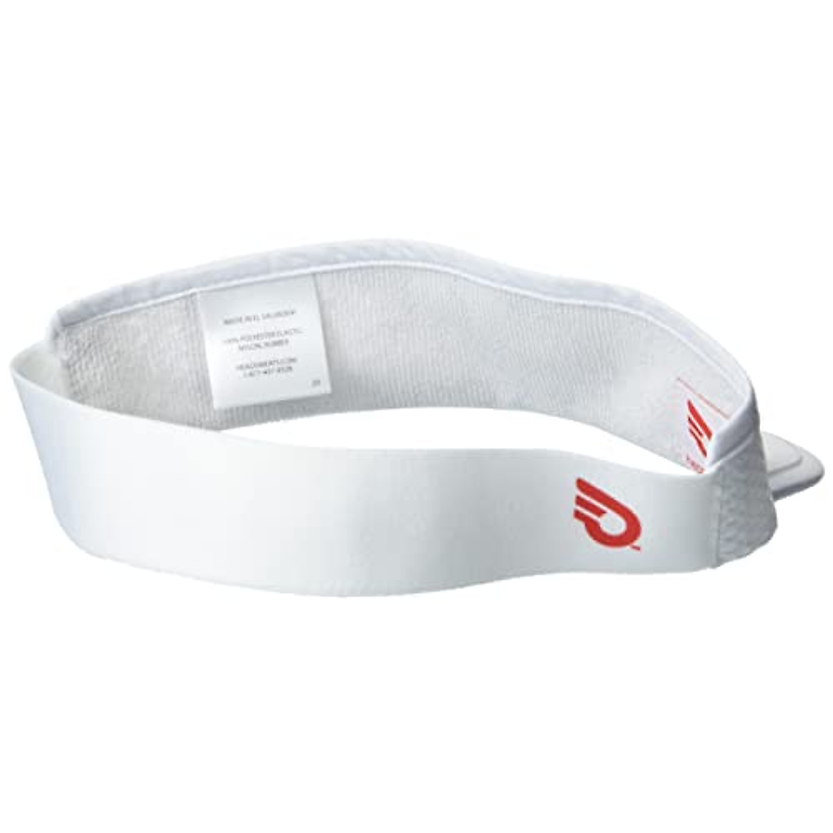 Headsweats Unisex Adult Super Crush Visor (White) Cap, White, 1 US