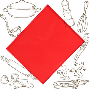 Luck Love 2 Pcs Swiss Roll Cake Mat Flexible Baking Tray Jelly Roll Pan Silicone Cookies Mold Bakeware