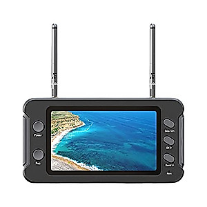 SoloGood FPV Monitor 4.3inch with DVR 5.8Ghz 40CH 800 x 480 IPS Drone Receiver Monitor Built in Battery for FPV Drone RC Cars