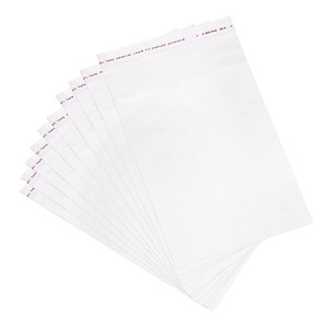 uxcell 1000Pcs Clear Cello Bags, 3" x 4" Plastic Self Sealing OPP Cello Treat Bags Cello Poly Bags for Packing Cookies Candy Jewelry Gifts, Clear