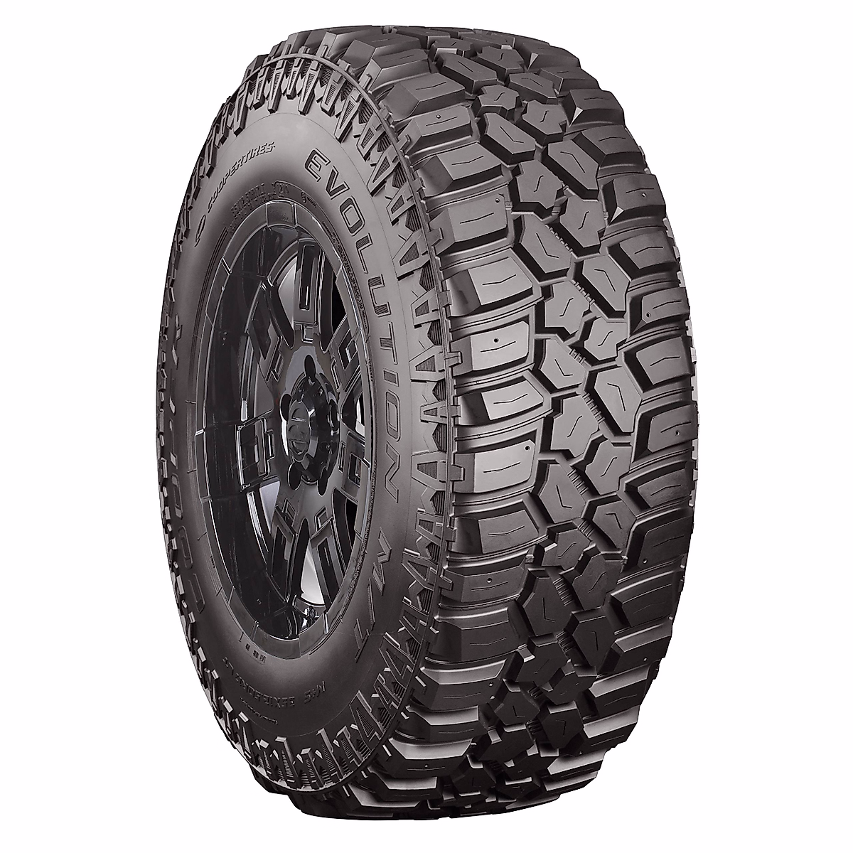Cooper Evolution M/T All-Terrain Tire, 255/55R18XL 109H, Set of 1