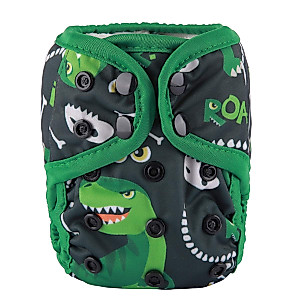 3 Newborn Baby Diaper Covers Nappies 8lbs-10lbs (Teepee Deers Pack)