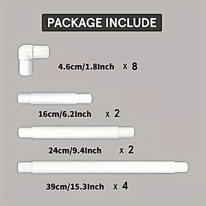 3 in 1 17''x17'',17"x11",11"x8" Universal Clip Frame Set, Square Rectangle Plastic Clip Frame for Embroidery, Quilting, Cross-Stitch, Punch Needle, Silk-Painting-Hand U Journey