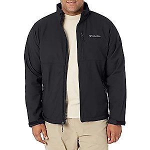 Columbia Men's Ascender Softshell Front-Zip Jacket, Black, Medium
