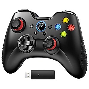 EasySMX PS3 Controller, Upgrade Wireless Gamepad Remote for PS3, Windows PC/Laptop, Nvidia Shield, Switch, Android TV/Mobile,Steam Deck-with Stable Connection,Plug and Play, 14 Hours Battery-Black