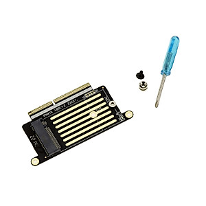 KALEA-INFORMATIQUE M2 NGFF NVMe M Key Adapter to Replace SSD 22+34 Points of a MAC Pro A1708 (Years 2016 and 2017)