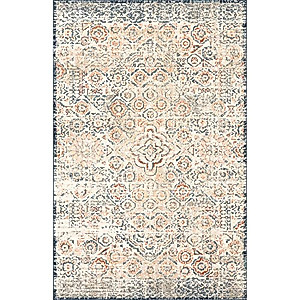 nuLOOM Theresia Vintage Floral Area Rug, 5' x 8', Beige