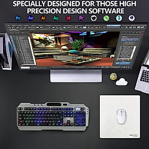 X-Raypad Aqua Control 2 Gaming Mouse Pad, Ultra-High Precision Mouse Pad with Perfect Speed and Control Capability, Consistent X and Y Glide, Designed for Fps Players with Low DPI Requirements