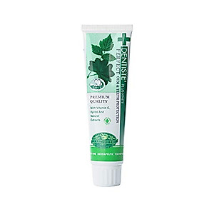 Dentiste Plus White Fluoride Free Herbal Toothpaste with Xylitol Tube 100g (3.5 oz)