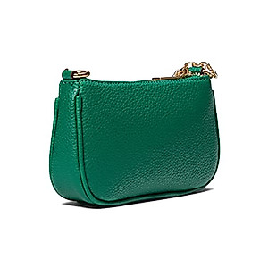 Anne Klein Mini Crossbody w/Swag Chain, Ivy Green