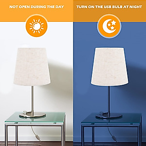 OSALADI Lamp Shades Drum Lamp Shade Cloth Lamp Shade Clip On Bulb Light Cover E14 Decorative Chandelier Protector Table Light Shell Cover Lamp Shade for Floor Table Wall Lamp Small Lamp Shades