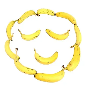 Gadjit Banana Hook Hanger Under Cabinet Hook Ripens Bananas with Less Bruises, Folds Up Out of Sight When Not in Use, Self-Adhesive + Pre-drilled Screw Holes (Plastic w/Chrome Finish)