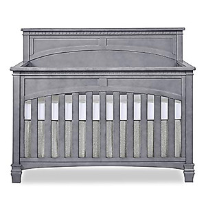 Evolur Santa Fe 5-in-1 Convertible Crib, Storm Grey