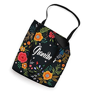 Cute Grandma Tote Bag Floral Tote Bag Best Gift For Grandma Tote Bag