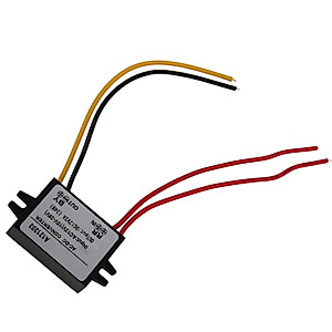 Step Down Voltage Convertor, AC 10-28V to DC 12V Voltage Regulator Waterproof Power Module for Car, Waterproof Step Down Module(5A)