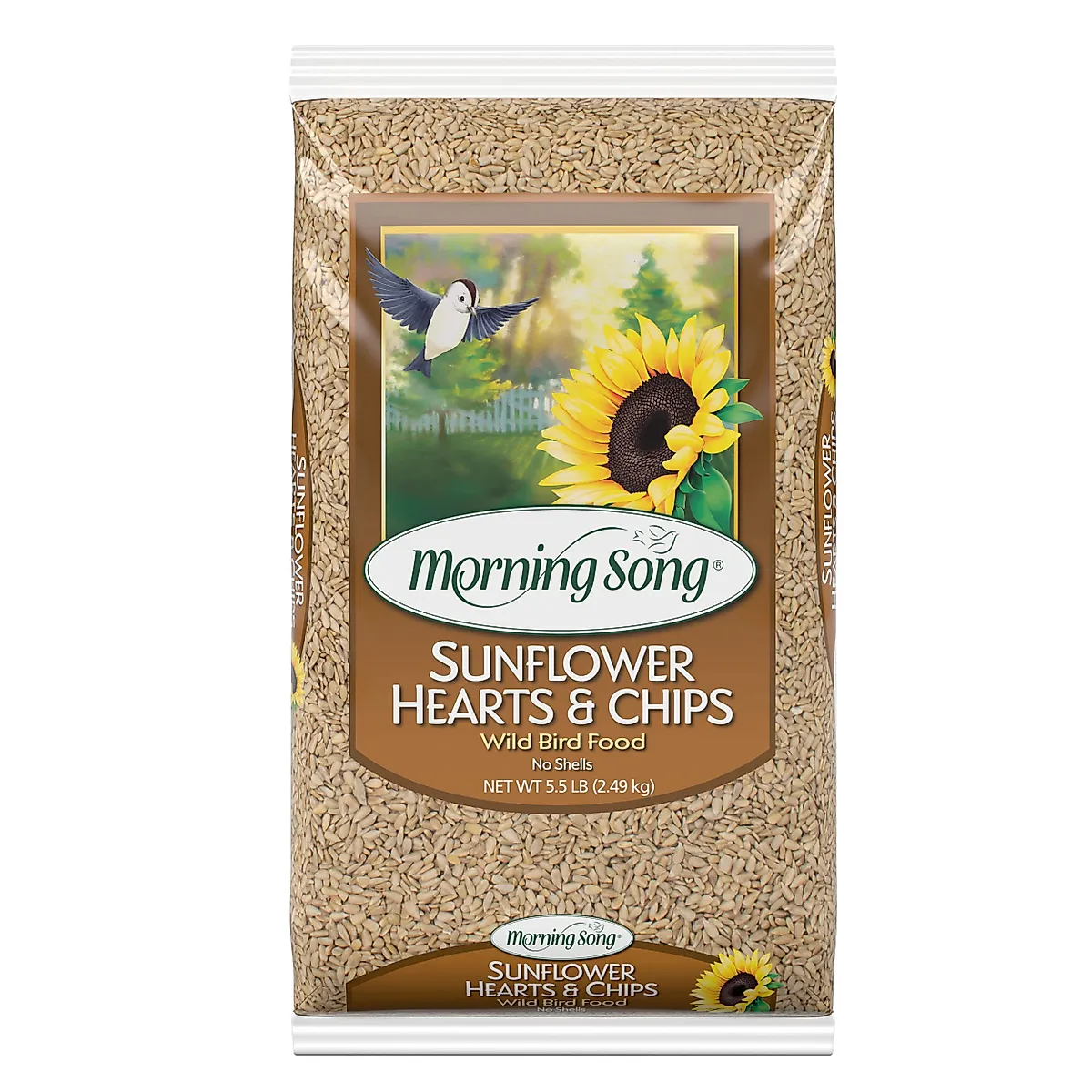 Morning Song Sunflower Wild Bird Food Bundle (5.5 lbs) | Wagner's Safflower Seed (5 lbs)