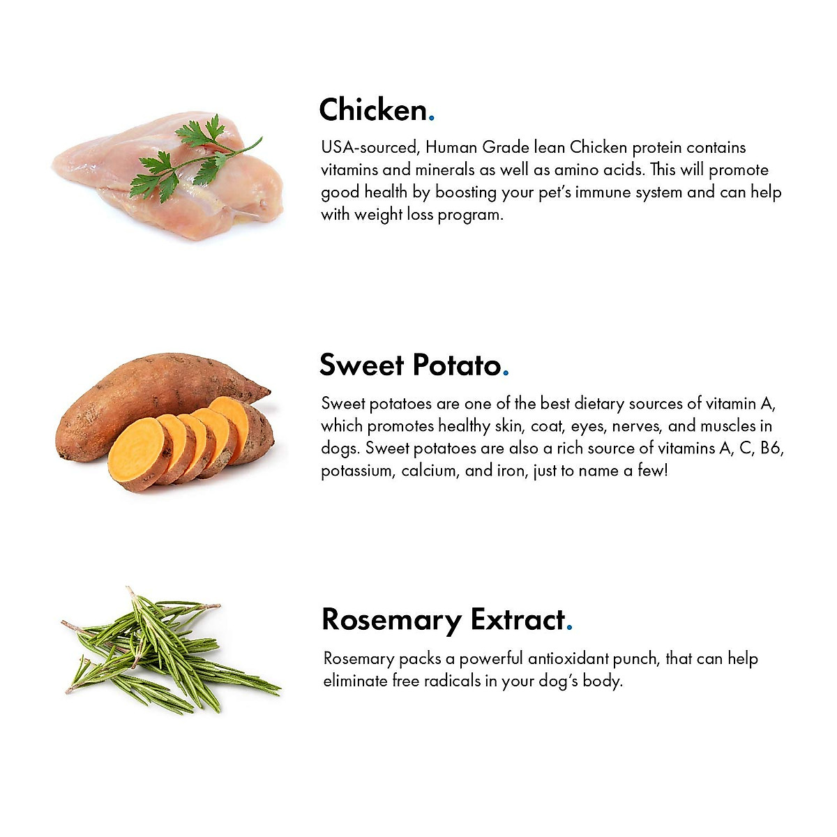 Pet Jerky Factory Premium Chicken and Sweet Potato 12 oz. Dog Jerky Treats | 100% Human Grade | USA Made | High Protein | Grain Free | Limited Ingredients | BHA-BHT Free | Soft-Tender