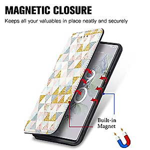 HUANGTAOLI Flip Case for Oppo Find X2 Neo, Built-in Magnetic Closure with Card Slots Phone Cover for Oppo Find X2 Neo