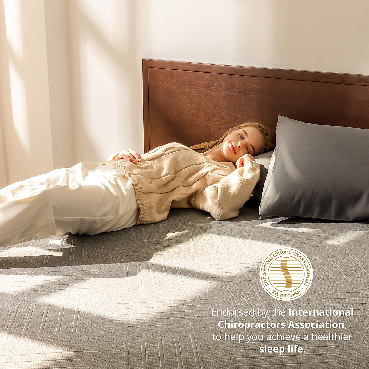 EGOHOME 10 Inch King Memory Foam Mattress for Back Pain, Cooling Gel Mattress Bed in a Box, Made in USA, CertiPUR-US Certified, Therapeutic Medium Mattress, 76x80x10 Black