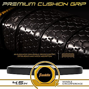 Franklin Sports Pro Pickleball Paddles - Signature Series Carbon Fiber Pickleball Paddle - USA Pickleball (USAPA) Approved Tournament Pickleball Paddle - 17mm Polypropylene Core Pro Racket - Black