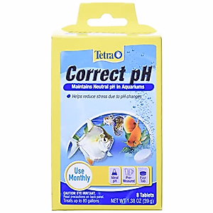 Tetra Correct pH Tablets 8 Count, For aquarium Water