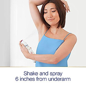 Dove Dry Spray Antiperspirant Deodorant for Women, Beauty Finish, 48 Hour Protection, Soft And Comfortable Underarms, Rose, 3.8 Oz, Pack of 3