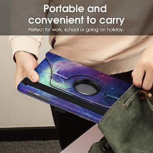 Fintie Rotating Case for Samsung Galaxy Tab A 10.1 2019 Model SM-T510/T515/T517, Premium PU Leather 360 Degree Swivel Stand Cover, Galaxy