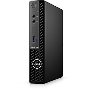 Dell 2022 Newest Optiplex 3090 Micro Form Factor Business Desktop, Intel Core i5-10500T, 16GB RAM, 1TB PCIe SSD, DisplayPort, RJ-45, Wi-Fi 6, Bluetooth, Wired Mouse&Keyboard, Windows 11 Pro, Black