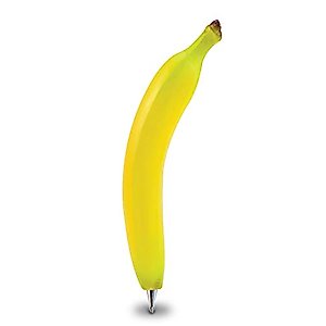 Planet Pens Banana Novelty Pen - Cute Fun & Unique Kids & Adults Office Supplies Ballpoint Pen, Colorful Fruits Writing Pen Instrument For School & Office