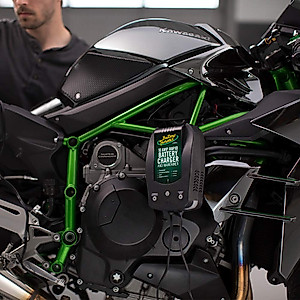 Battery Tender 10 AMP 12V Battery Charger and Maintainer - Automotive Switchable 10 AMP / 6 AMP / 2 AMP - Selectable Chemistry Standard Lithium AGM - Cars SUVs Trucks – 022-0229-DL-WH