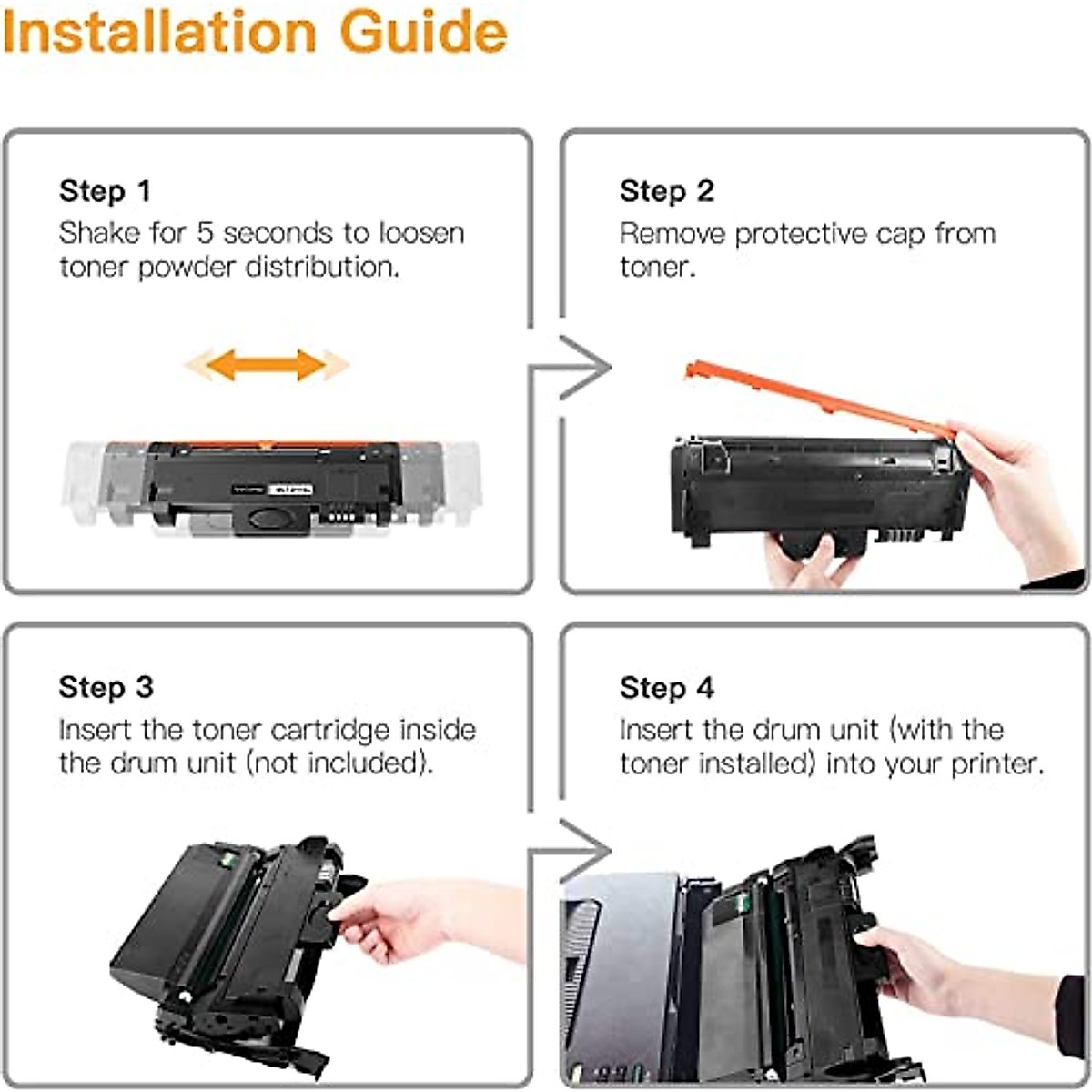 E-Z Ink (TM) Compatible Toner Cartridge Replacement for Samsung 116L MLTD116L D116L MLT D116L to use with SL-M2625D SL-M2675F SL-M2825DW SL-M2835DW SL-M2875FD SL-M2875FW SL-M2885FW (1 Black)
