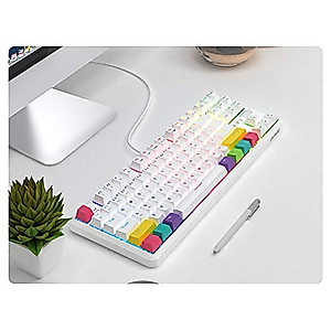 FIRSTBLOOD ONLY GAME. K870T 80% Bluetooth/Wired Dual Mode Mechanical Keyboard, 87 Keys Compact Computer Keyboard with Red Switch, RGB Backlight