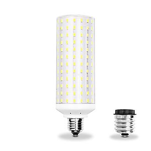 TRIJZHOU E26 LED Light Bulb (E39) 300w 350w 250w Halogen Equivalent cool White 6000K 3680 Lumen AC 100-265V Medium Screw Base Non-Dimmable 360°Beam Angle No Flicker Corn led bulb Pack of 1