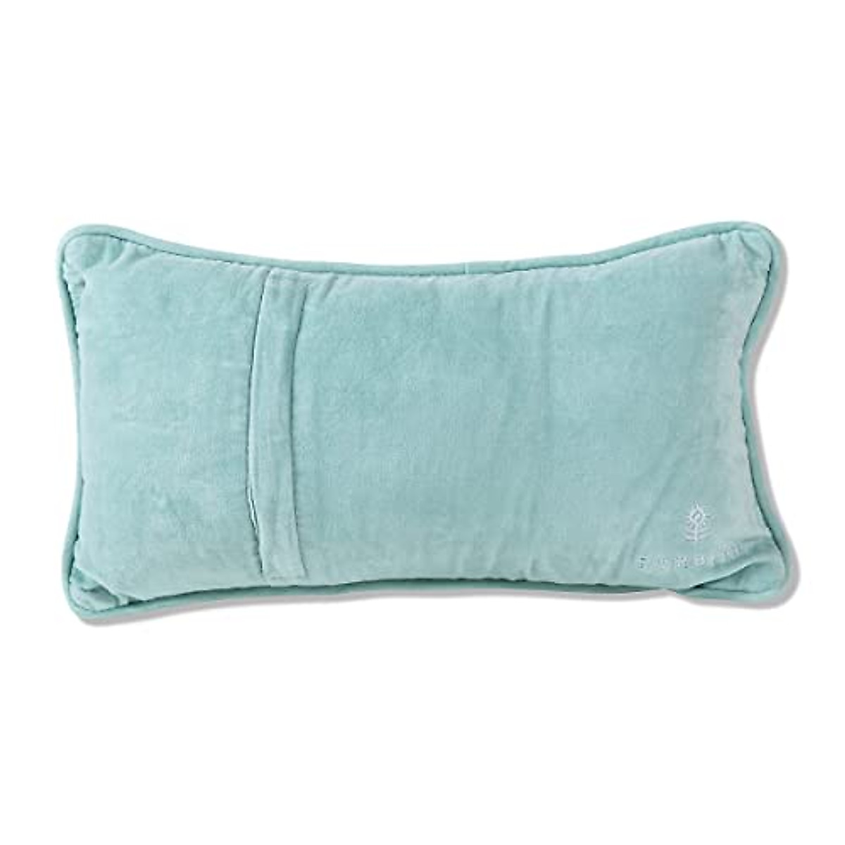 Furbish Handmade Needlepoint Decorative Throw Pillow - I Never Repeat Gossip - 8" x 14" - Small Embroidered Accent Pillow for Bed, Chair, Couch, Sofa - Aesthetic Preppy Home Decor